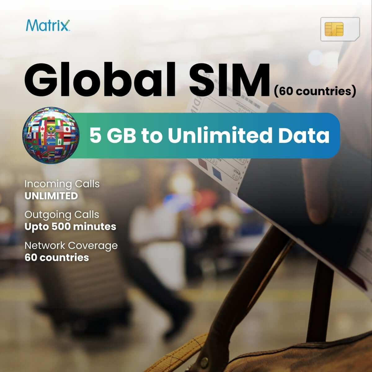 Buy Global eSIM | Unlimited Data Plans | High-Speed 4G/LTE - Matrix
