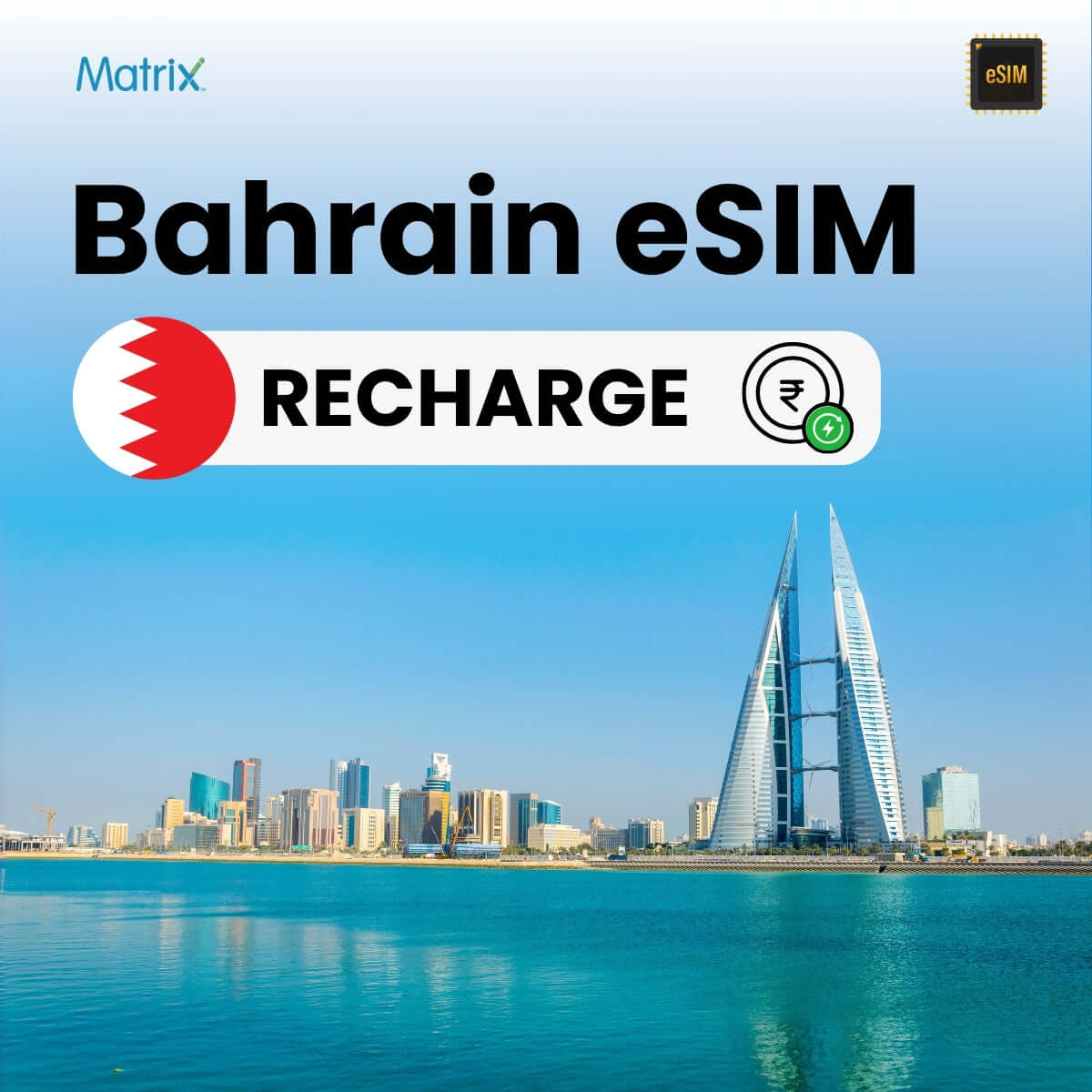 Bahrain eSIM Recharge – Matrix