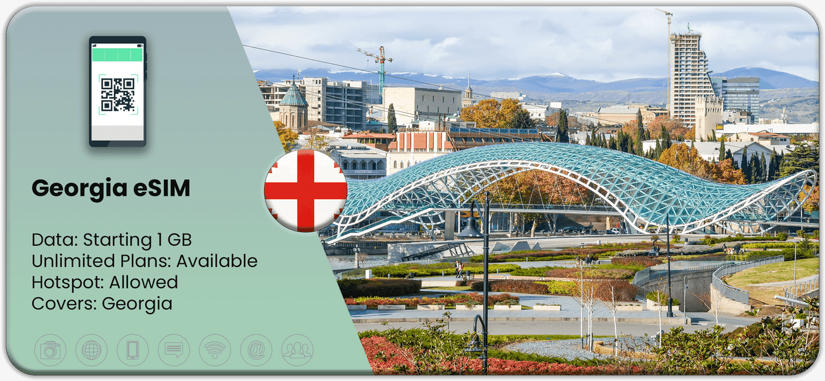 Buy Georgia eSIM | Unlimited Data Plans | Best eSIM for 2024 - Matrix