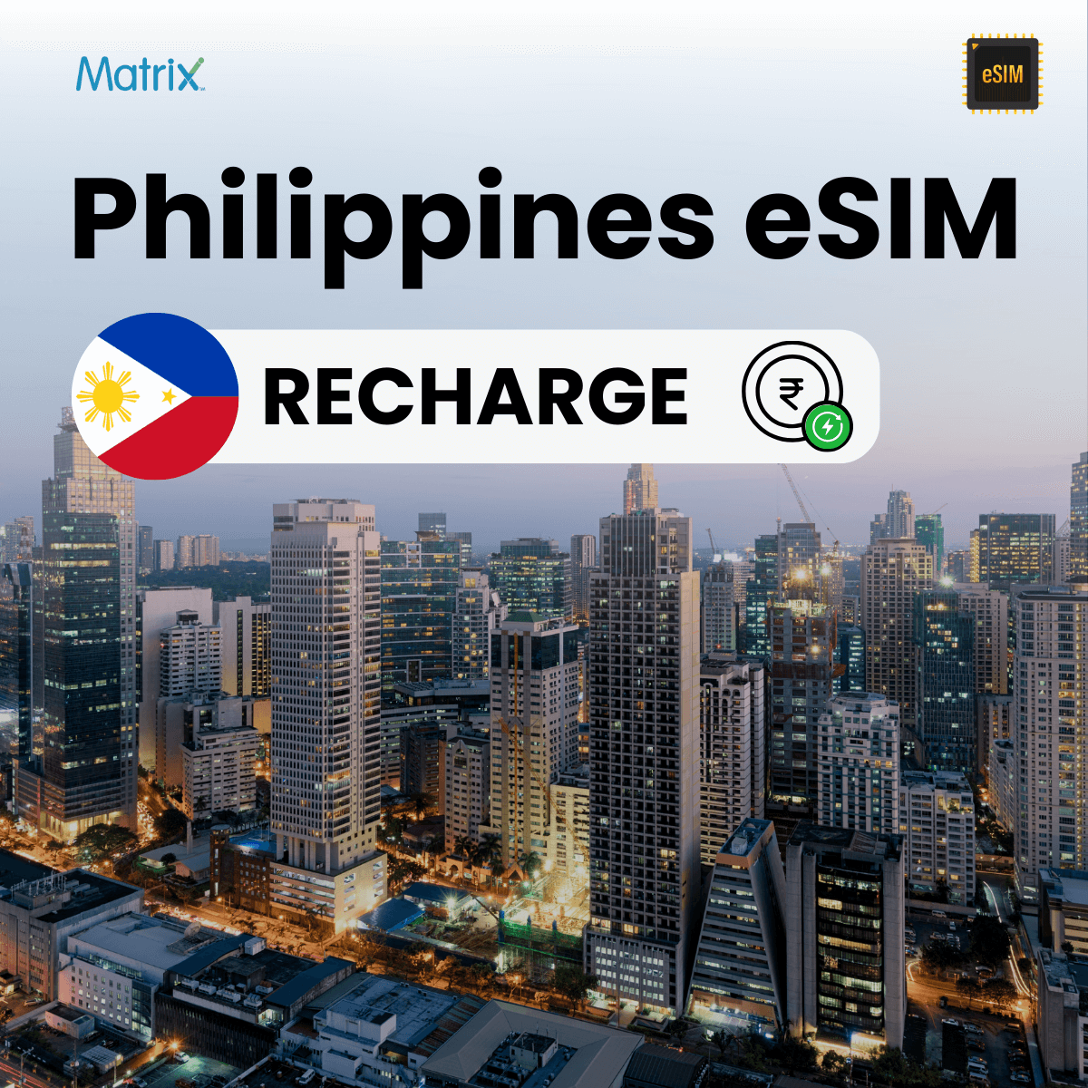 Buy Philippines eSIM | Unlimited Data Plans | High-Speed 4G/LTE - Matrix