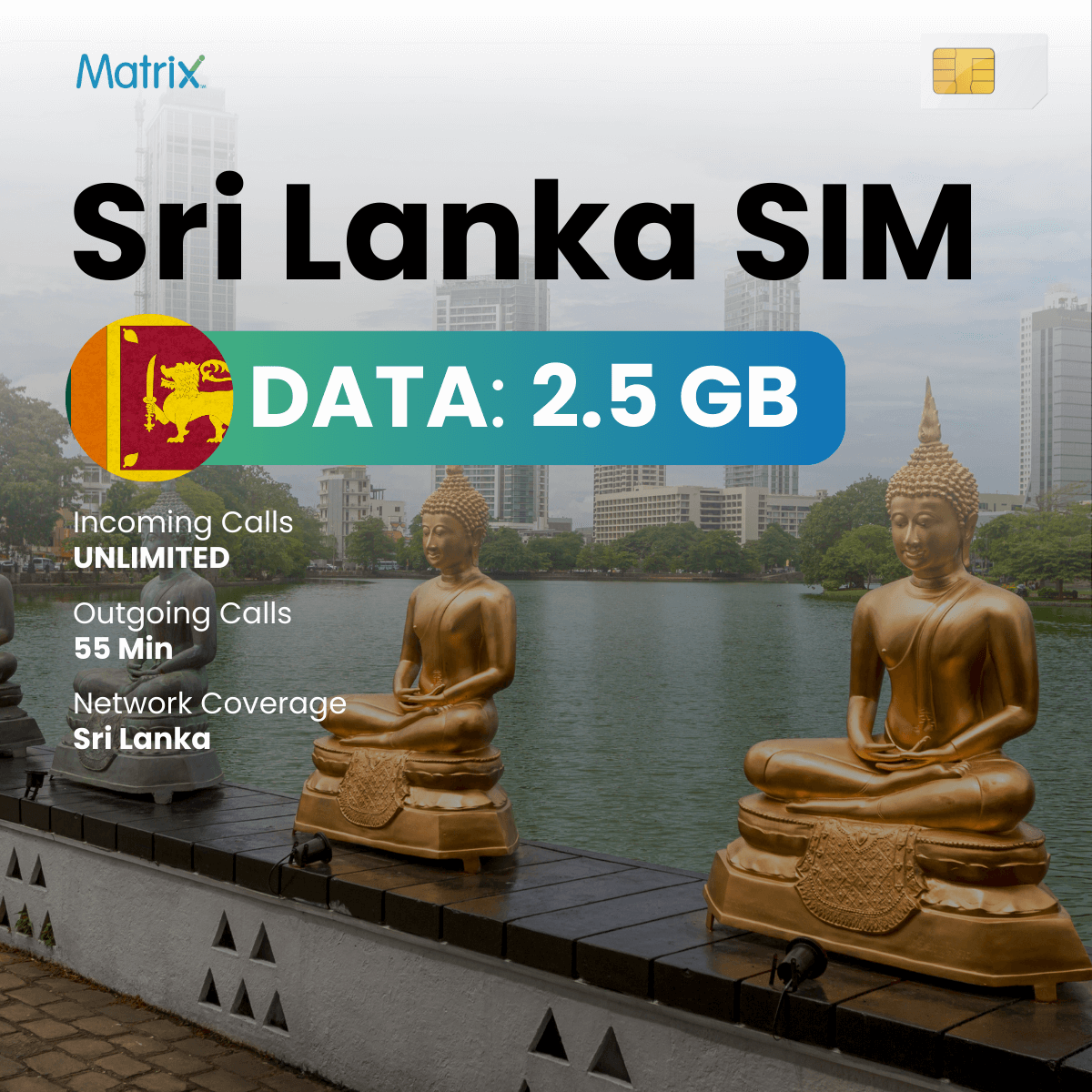 Sri Lanka SIM Card - Affordable Data Plans & Reliable Connectivity | Matrix